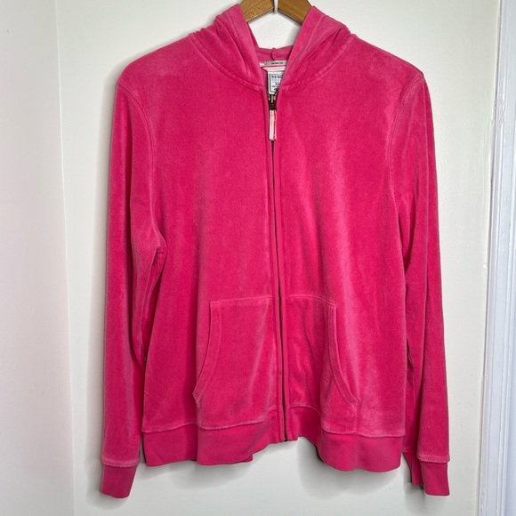 Old Navy | Tops | Vintage Old Navy Pink Terry Cloth Zip Up Hooded Jacket Perfect Fit Xxl | Poshmark